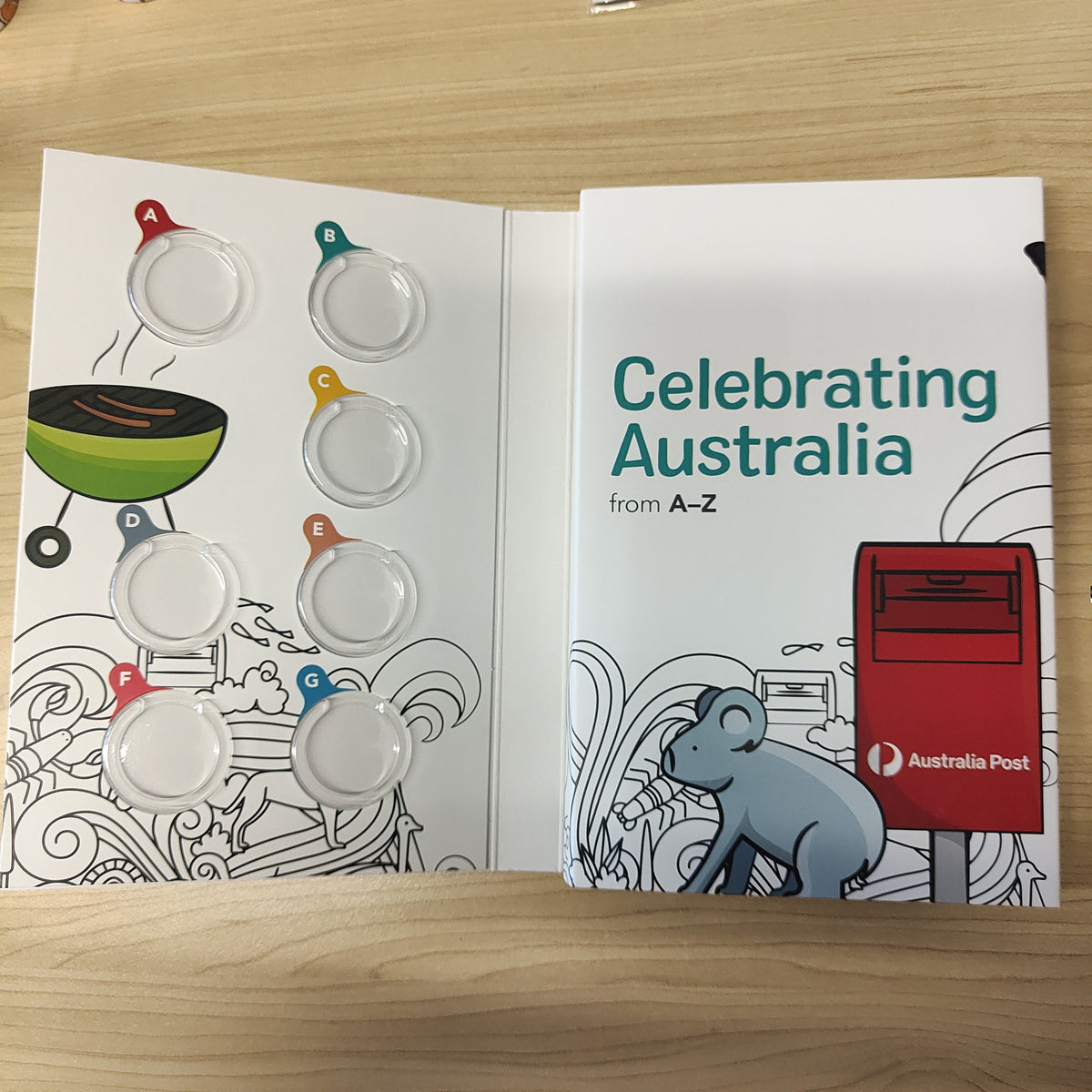 Australia 2021 Royal Australian Mint $1 Great Aussie Coin Hunt 2 Set o ...