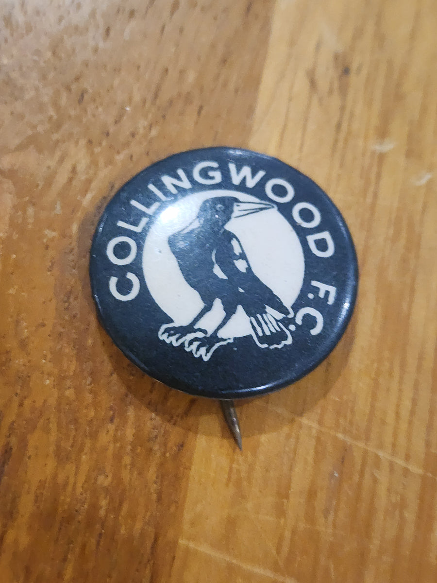 1950s Argus Football Badge - Collingwood Football Club – Shields Stamps & Coins