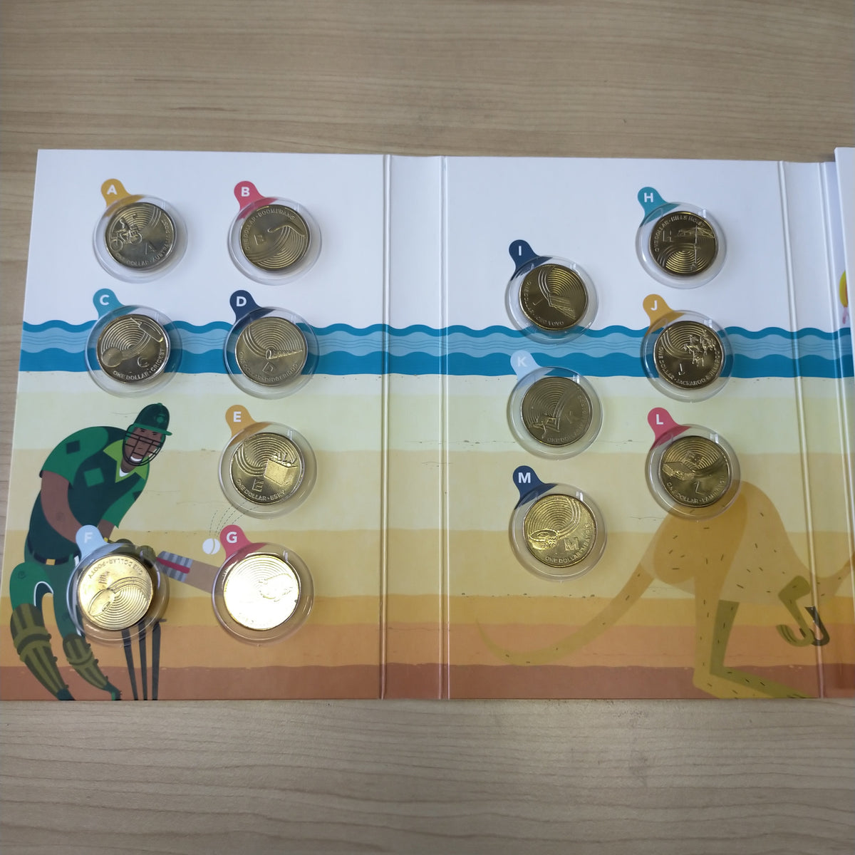 2019 Royal Australian Mint $1 Great Aussie Coin Hunt Alphabet Complete ...