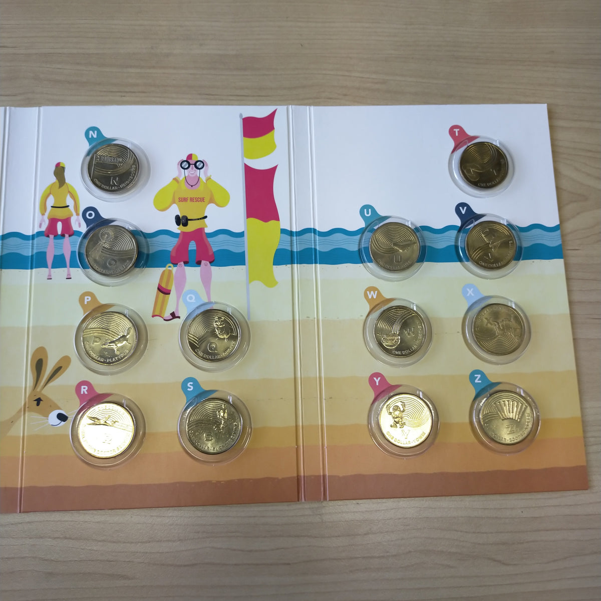 2019 Royal Australian Mint $1 Great Aussie Coin Hunt Alphabet Complete ...