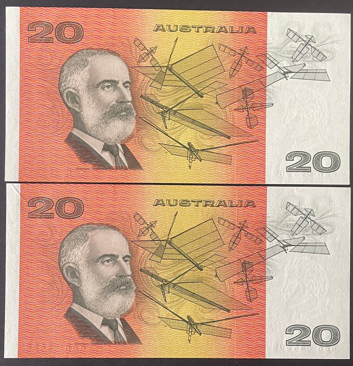 Australia 1991 $20 AAA Fraser Cole R413i Uncirculated Pair – Shields ...