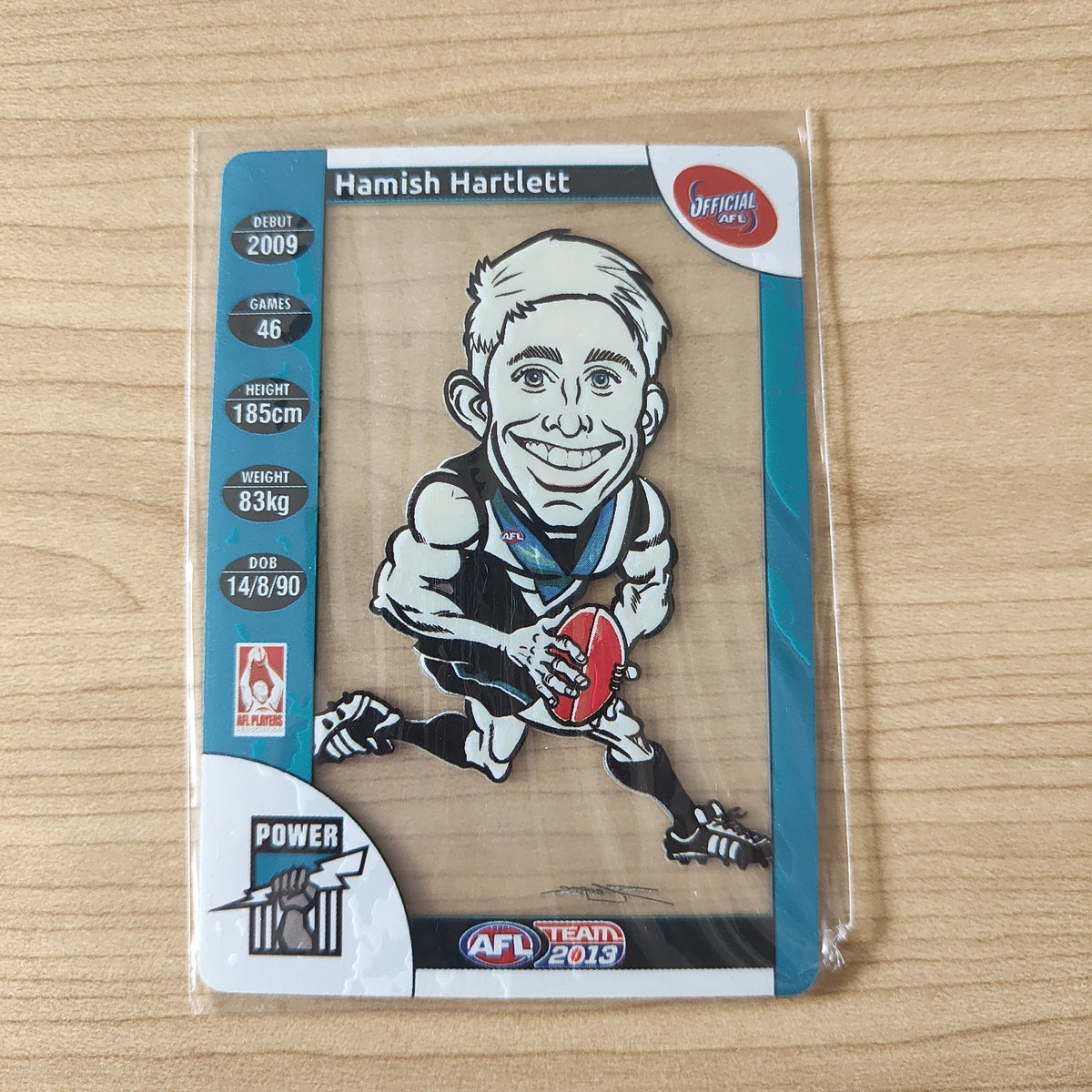 2013 Teamcoach Magic Wildcard Hamish Hartlett Port Adelaide MW-13 ...