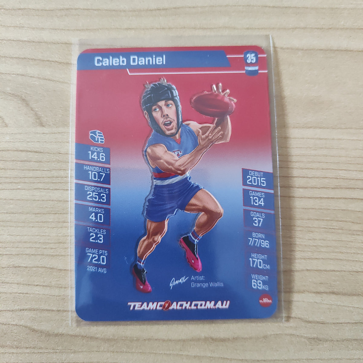 2022 Teamcoach Star Wildcard Caleb Daniel Western Bulldogs SW-18 ...