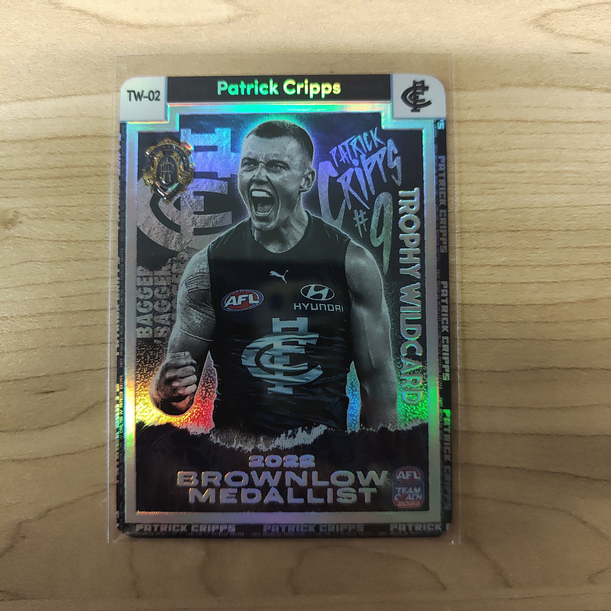 2023 Teamcoach Silver Trophy Wildcard Patrick Cripps Carlton TW-02 ...