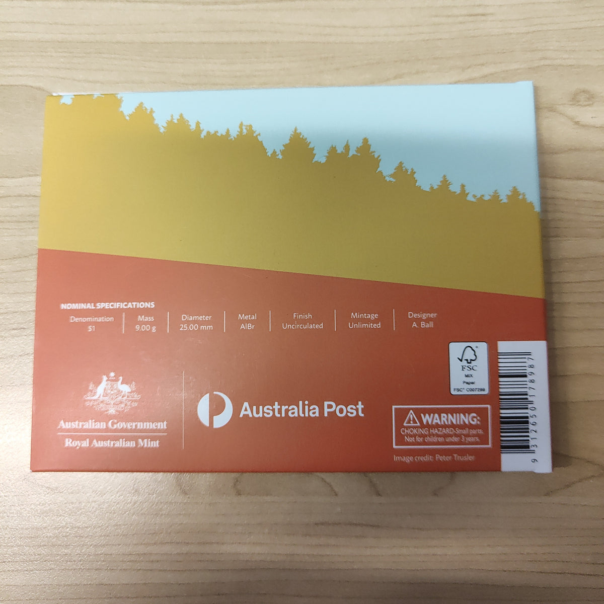2022 Royal Australian Mint Australian Dinosaurs $1 Uncirculated Coin C ...