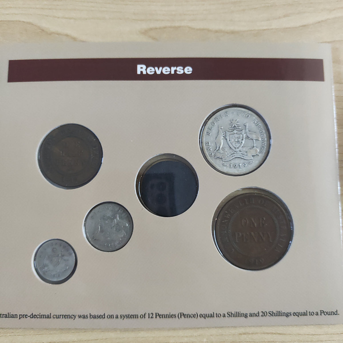 Australia 1919 Coinage of King George V 1911-1936 Set – Shields Stamps ...