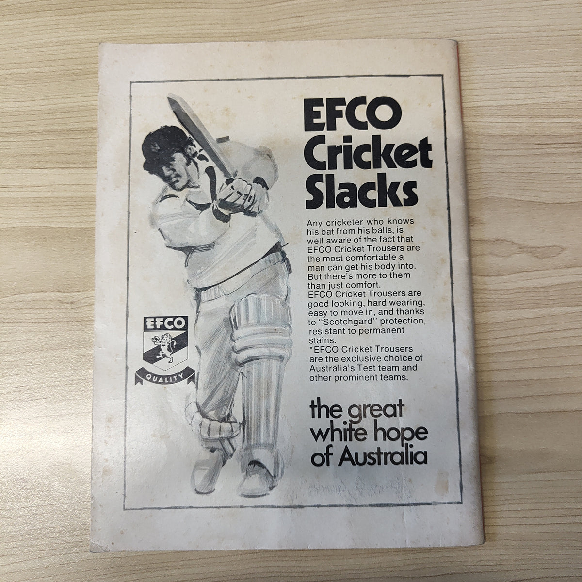 Cricket 1973 Pavilion 73 Official Journal of the Australian Cricket So ...