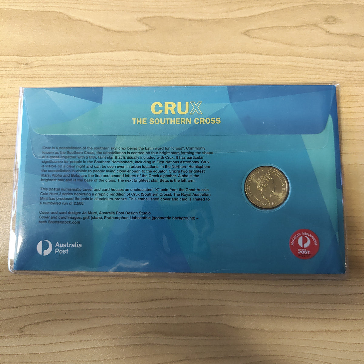 2022 Australia $1 Crux The Southern Cross PNC Limited Edition Overprin ...