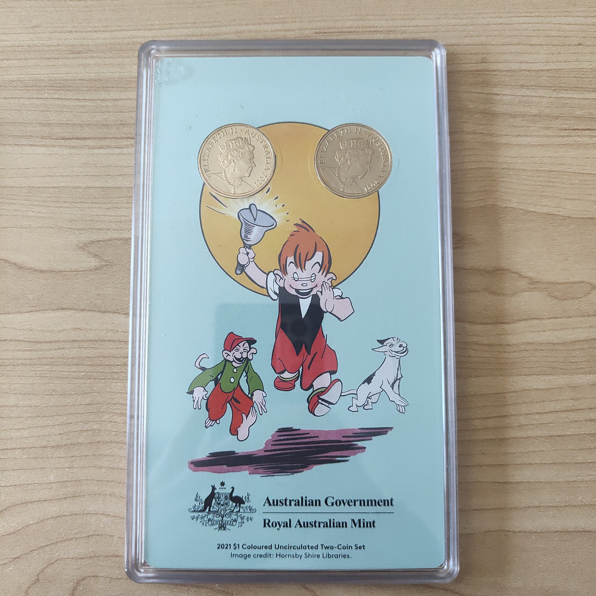 2021 RAM $1 Ginger Meggs 100 Years Coloured $1 Uncirculated Set ...