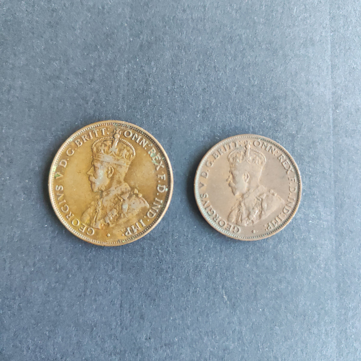 Australia 1929 Pre Decimal 2 Coin Set – Shields Stamps & Coins