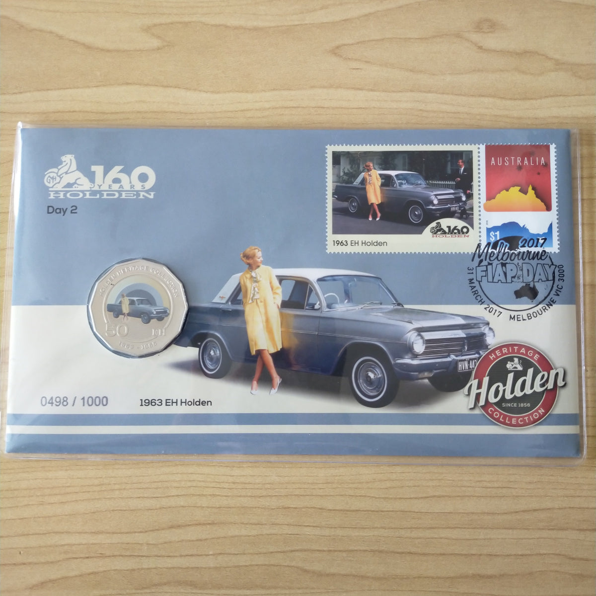 2017 50c Heritage Holden 160 Years of Holden Set of 4 Limited Edition ...