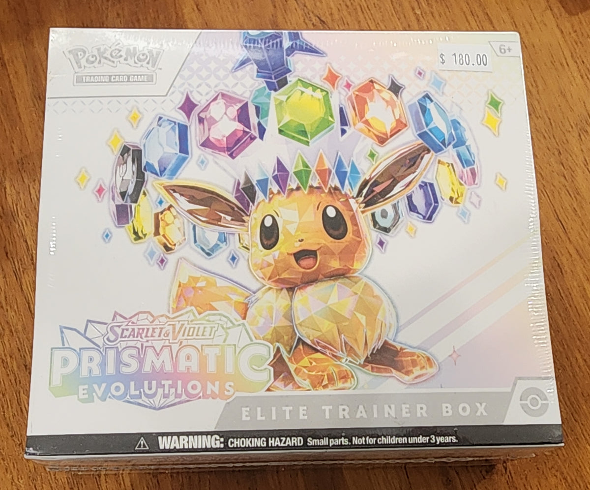 Pokemon Prismatic Evolutions - Elite Trainer Box ETB BRAND NEW SEALED ...