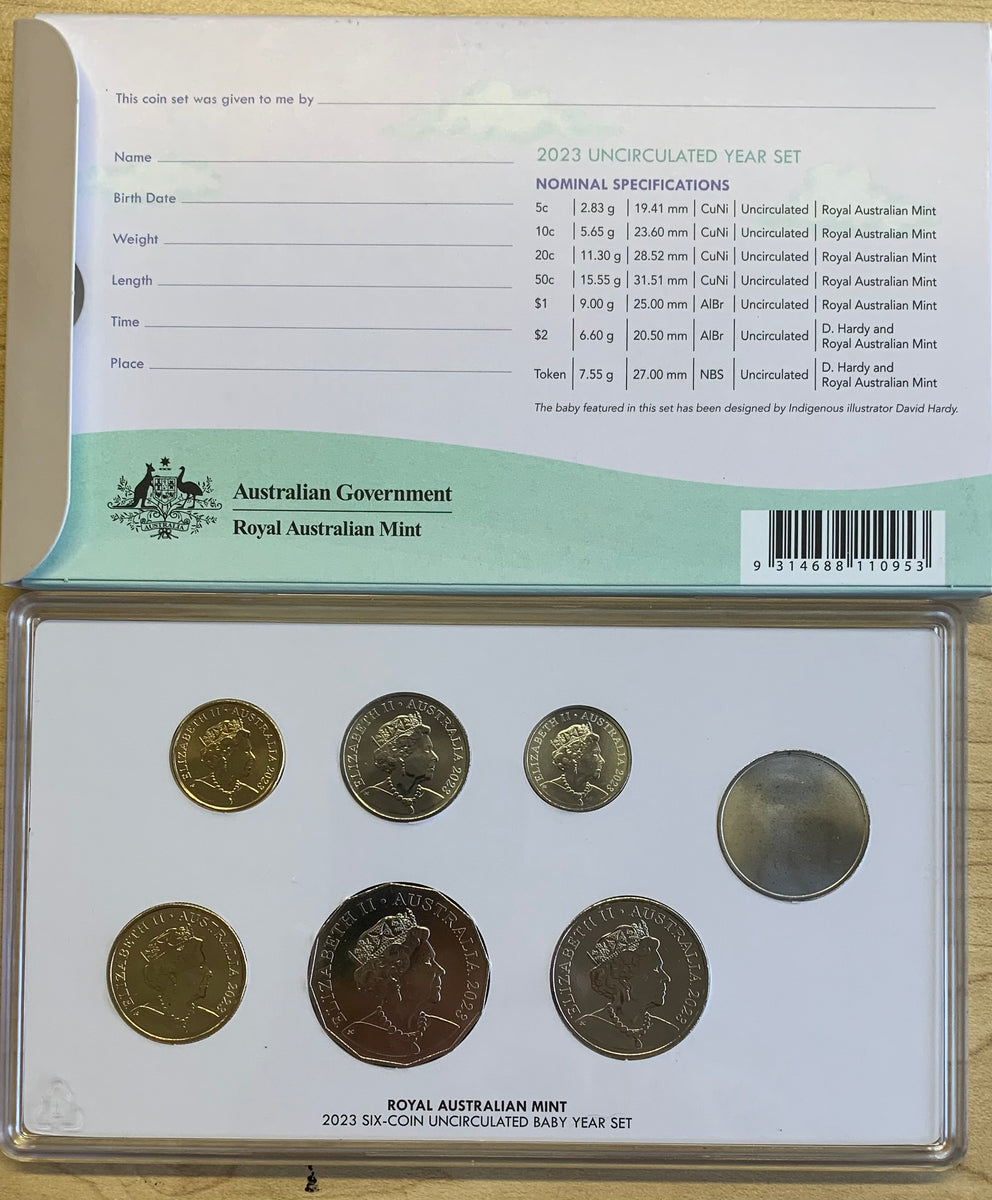 Australia 2023 Royal Australian Mint Baby Uncirculated Set – Shields ...