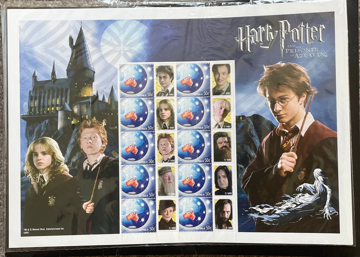 Australia Post Harry Potter and the Prisoner of Azkaban 50c Stamp Shee ...