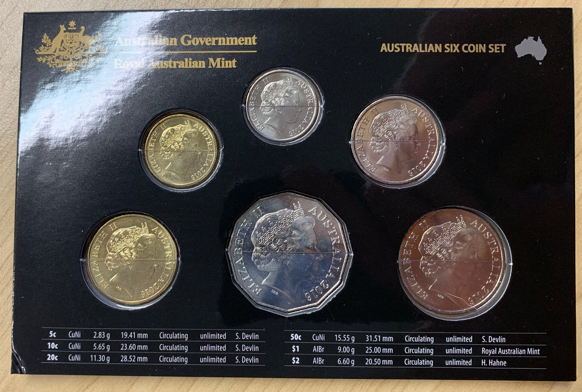 Australia 2016 Royal Australian Mint rare Ballot Uncirculated coin Set ...