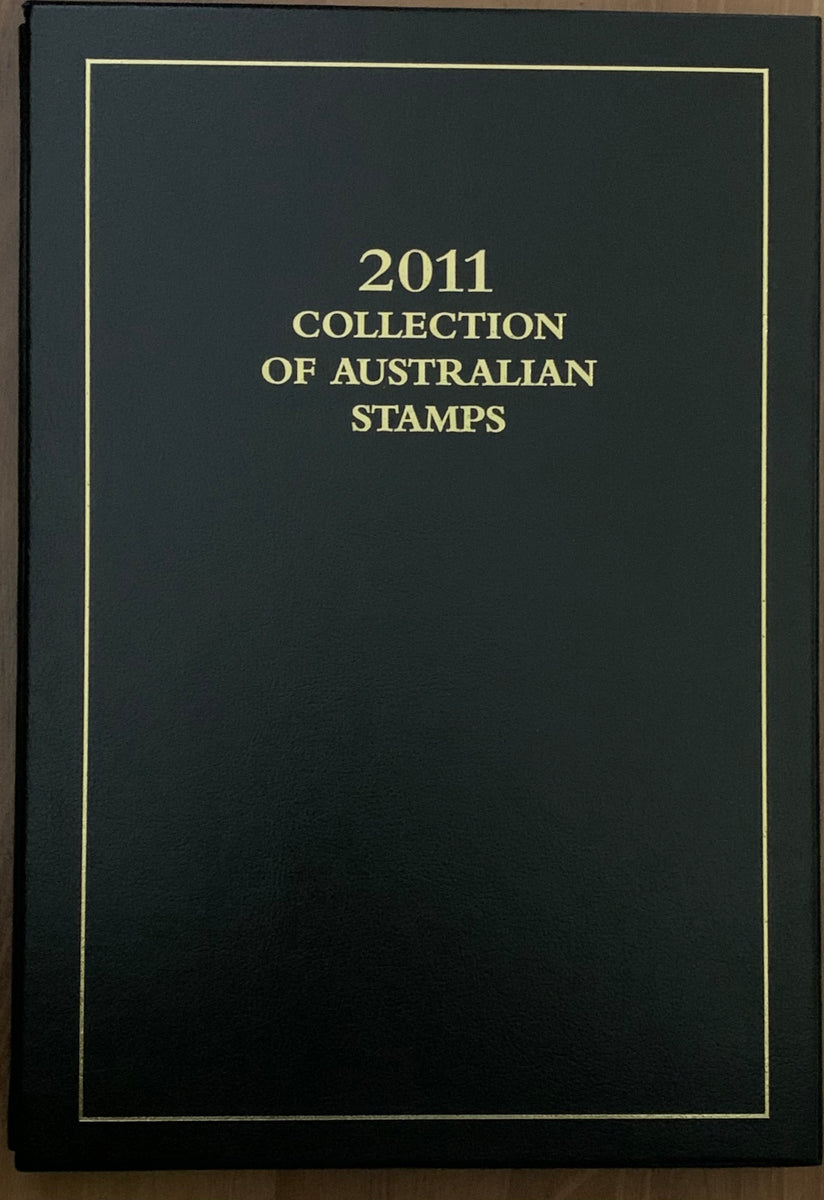 Australia Post 2011 Year Album. Executive Leather – Shields Stamps & Coins