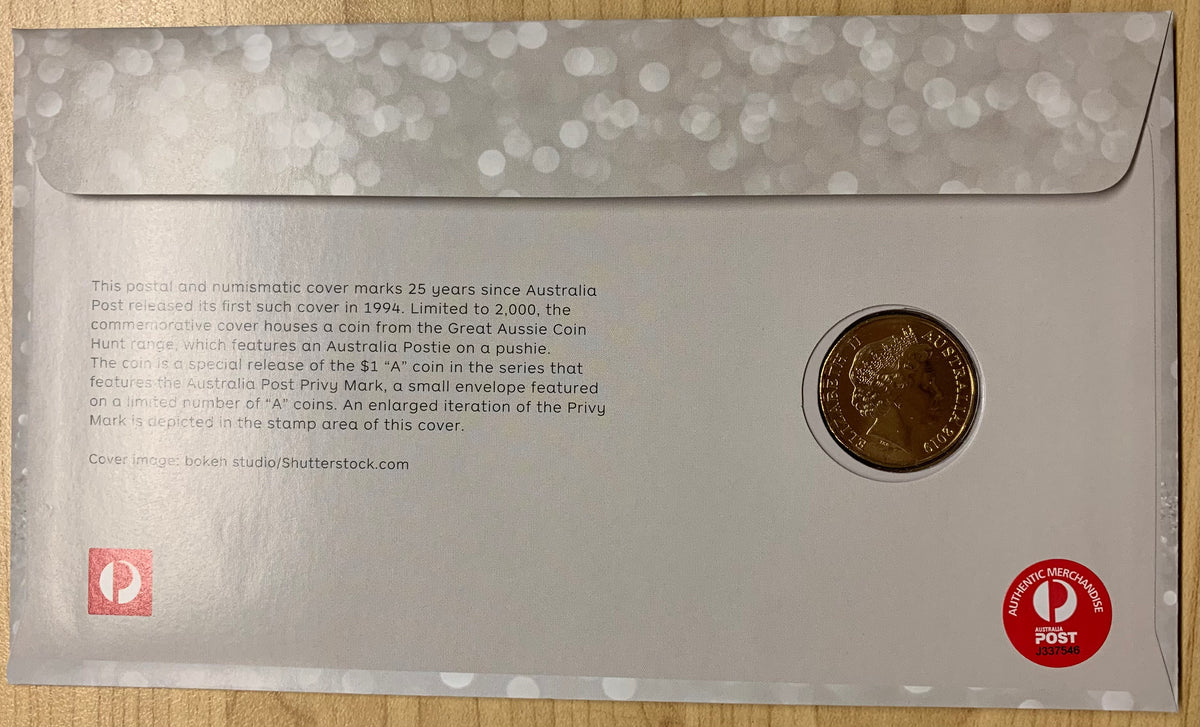 Australia 2019 $1 A Overprint "Celebrating 25 Years of PNCs" – Shields ...