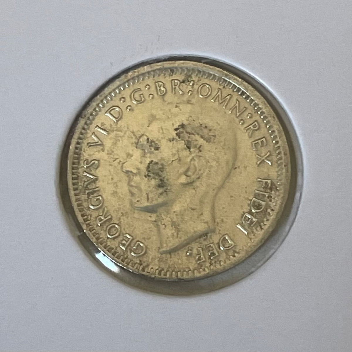 Australia 1952 3d Threepence Silver Coin about Uncirculated – Shields ...