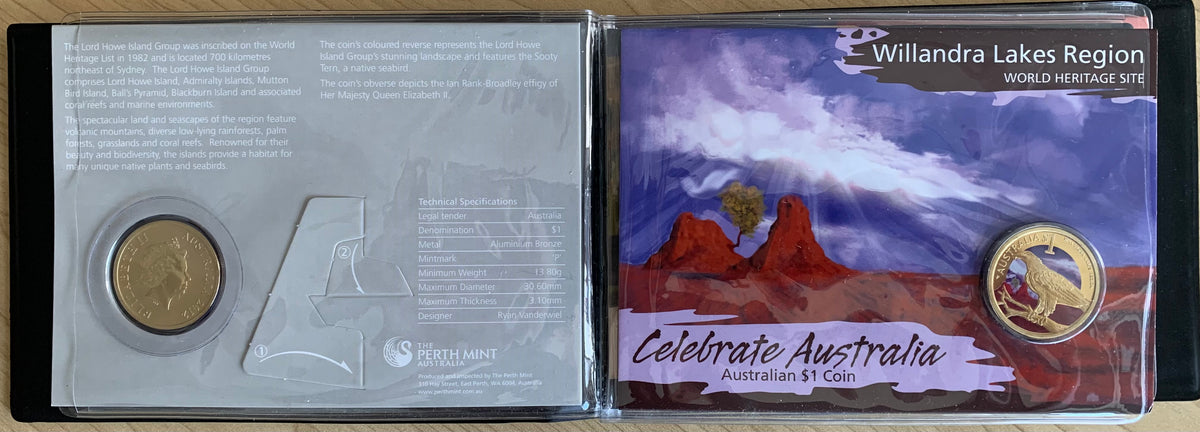 Australia 2012 Perth Mint $1 Celebrate Australia Set of 5 Coins ...