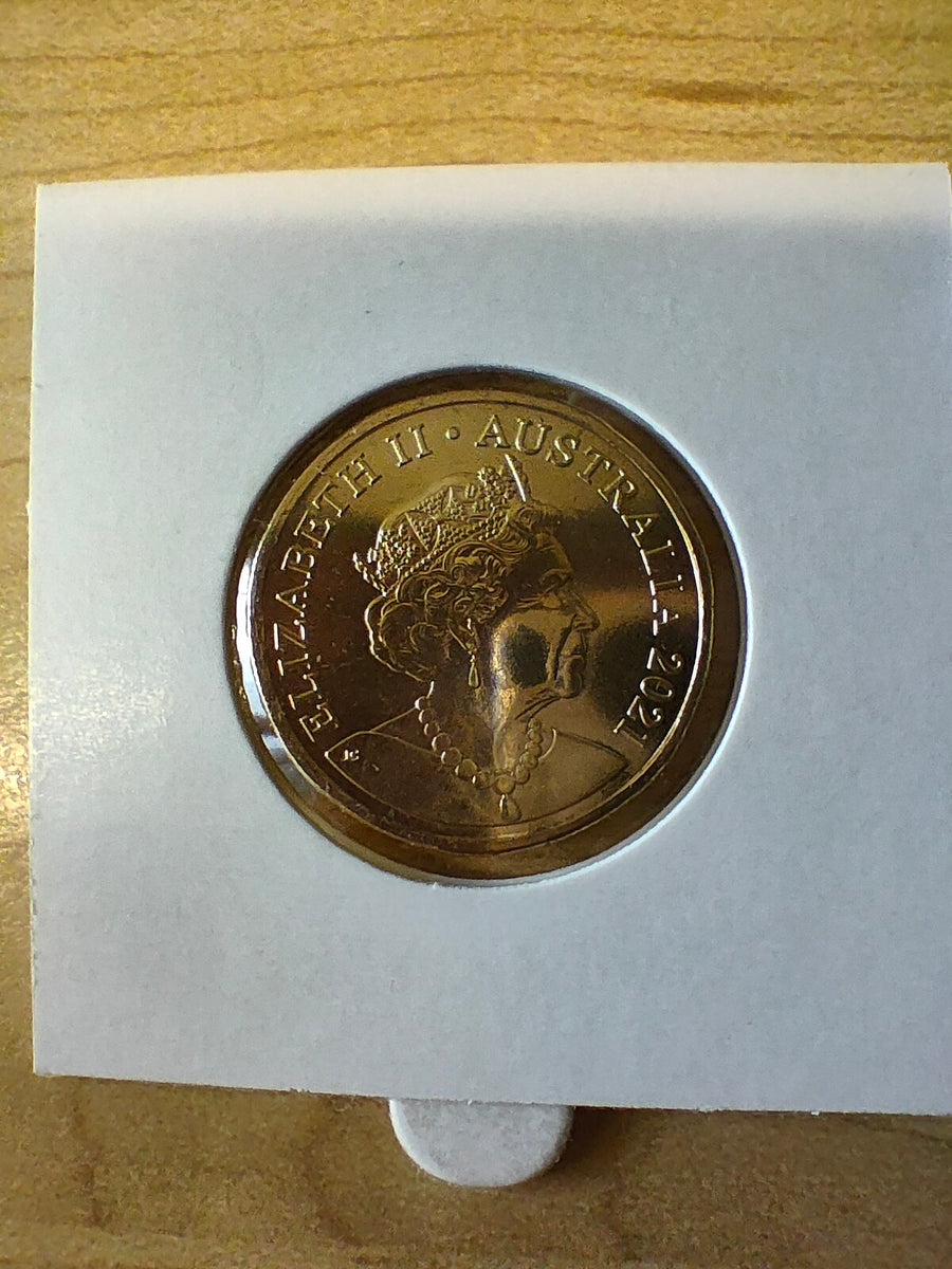2021 Royal Australian Mint $1 Great Aussie Coin Hunt 2 Great Barrier R ...