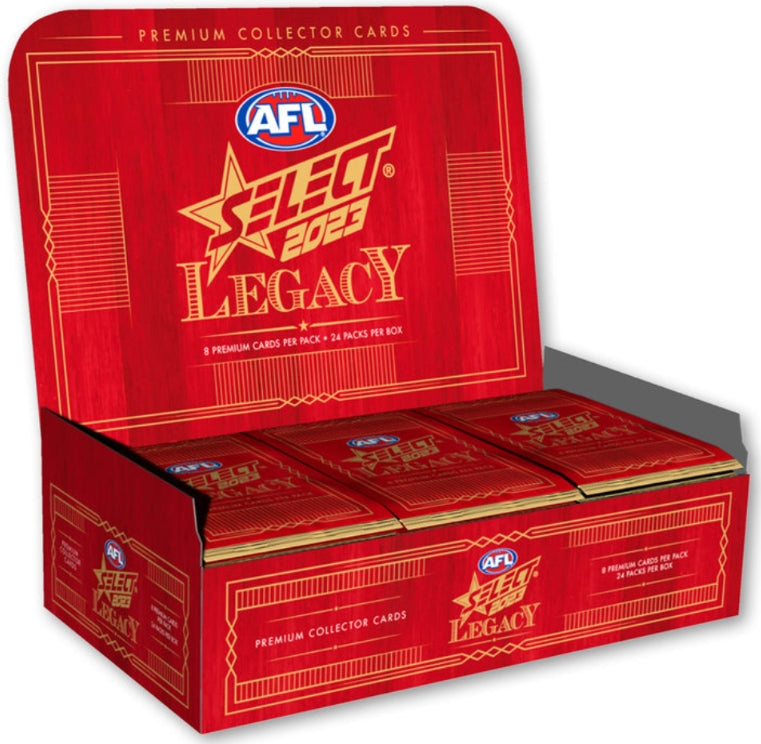 2023 AFL Select Legacy Hobby Box Pre-Sale – Shields Stamps & Coins