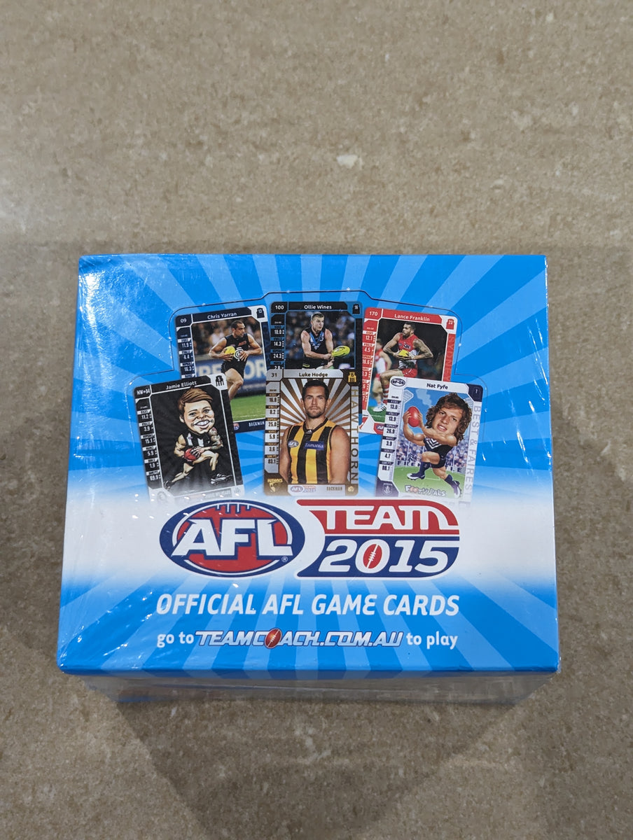 2015 AFL Teamcoach Sealed Box – Shields Stamps & Coins