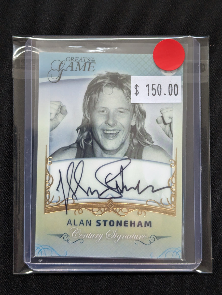 2017 Regal Greats of the Game Gold Century Signature Alan Stoneham Foo ...
