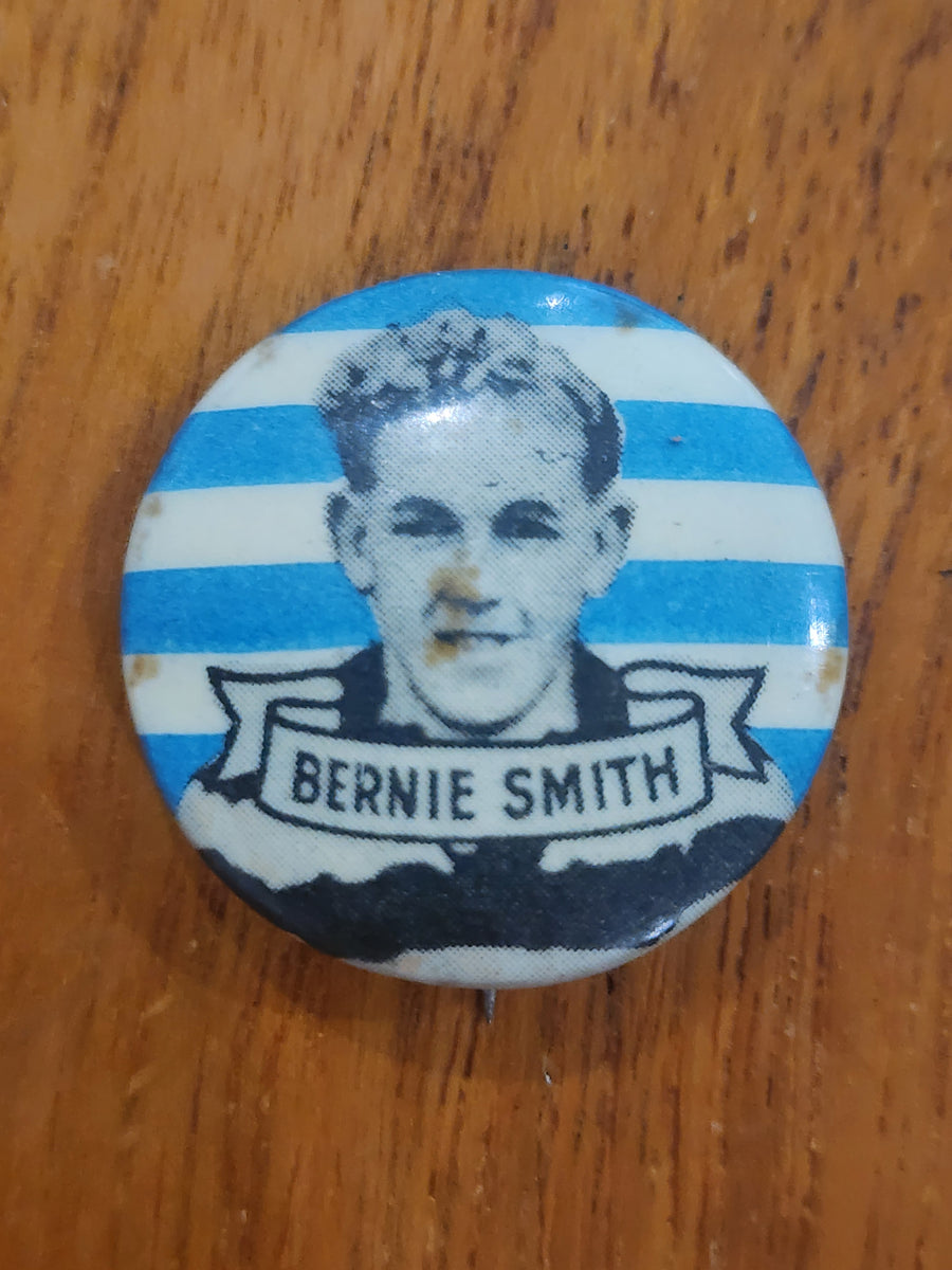 1950s Argus Football Badge - Geelong Bernie Smith – Shields Stamps & Coins