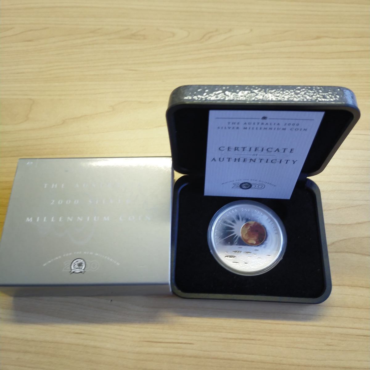Australia 2000 Perth Mint $1 The Australian 2000 Silver Millennium Coi ...