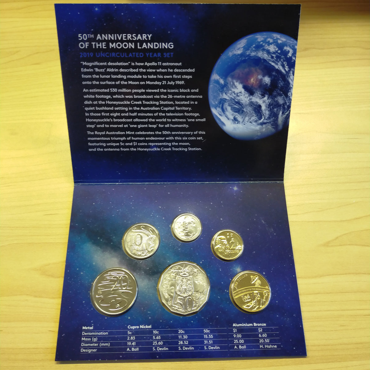 Australia 2019 Royal Australian Mint Uncirculated Year Coin Set 50th A ...