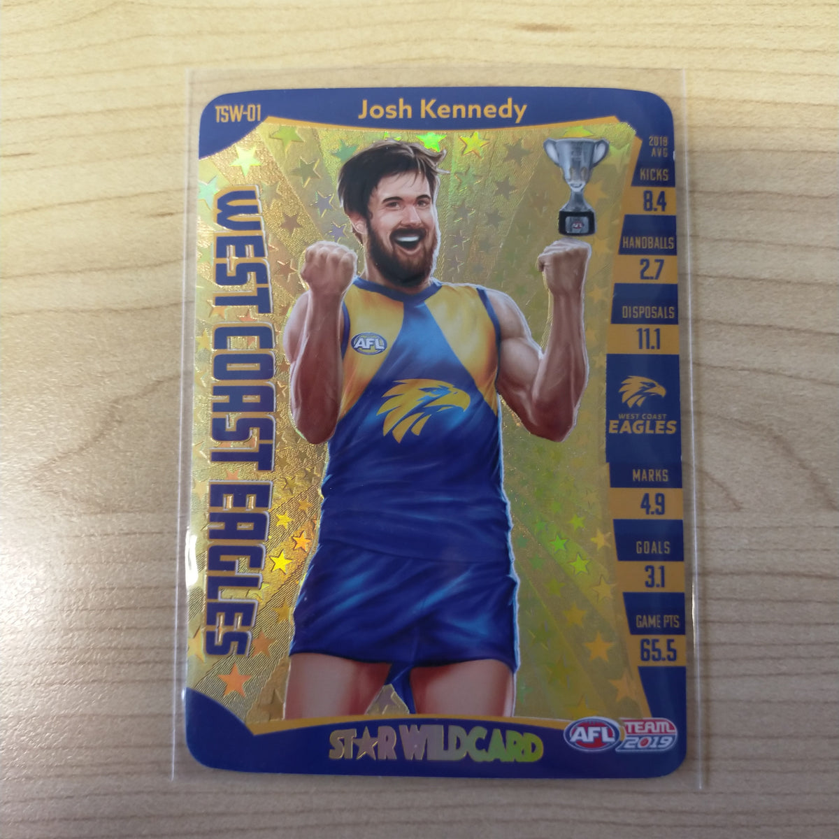 2019 Teamcoach Trophy Star Wildcard Josh Kennedy West Coast TSW-01 ...