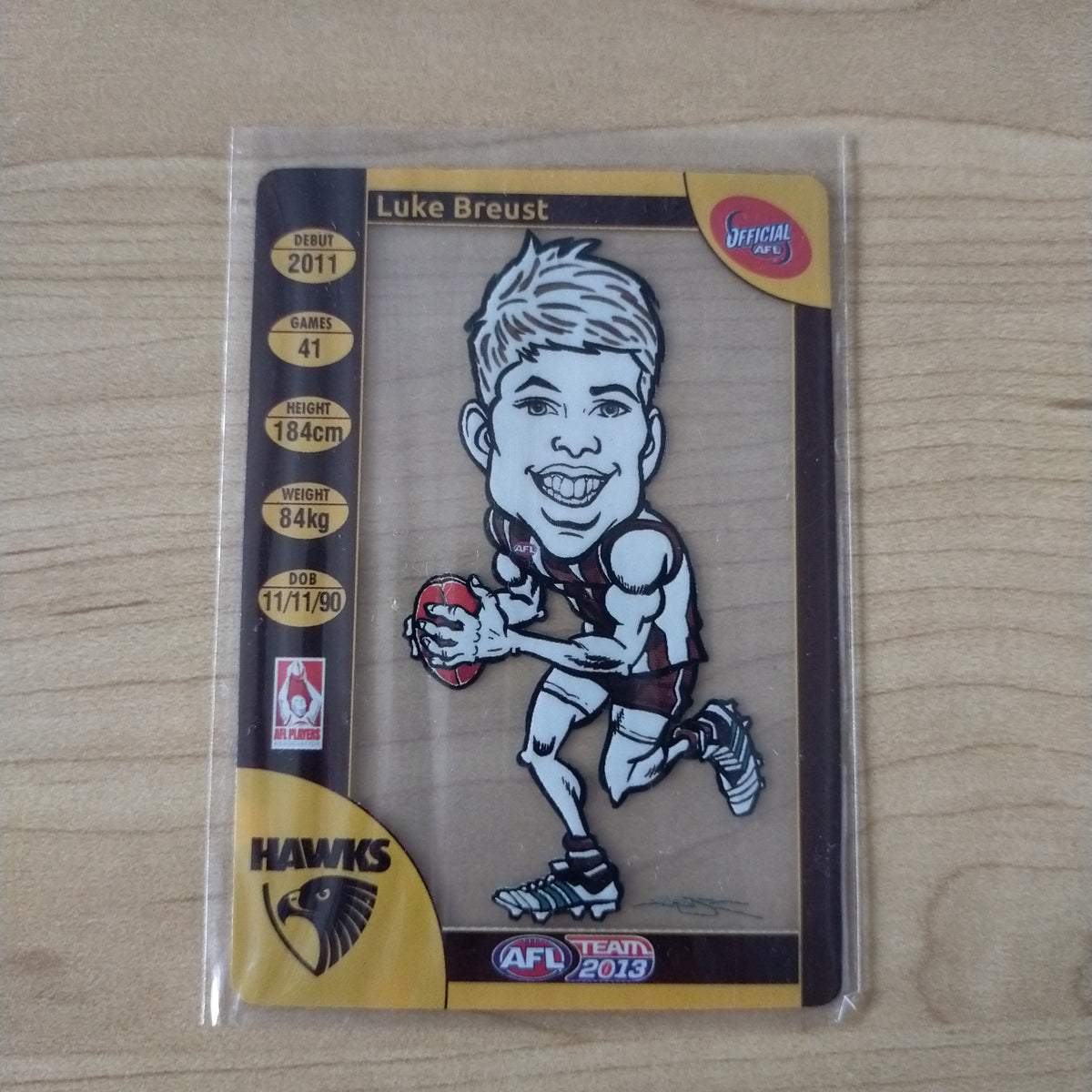 2013 Teamcoach Magic Wildcard Luke Breust Hawthorn MW-10 – Shields ...