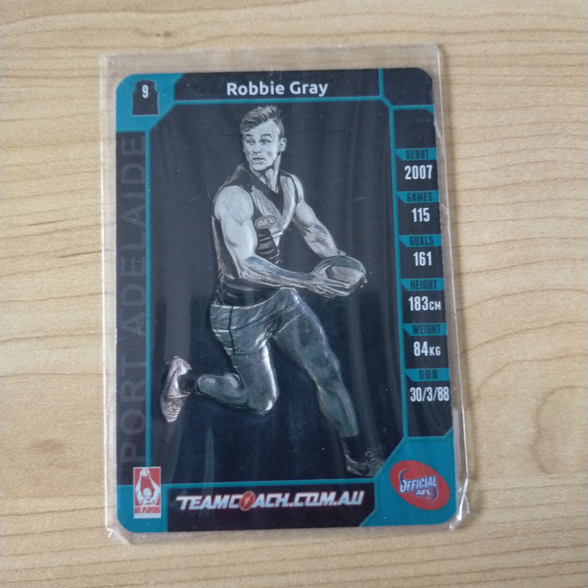 2015 Teamcoach Star Wildcard Robbie Gray Port Adelaide SW-13 – Shields ...