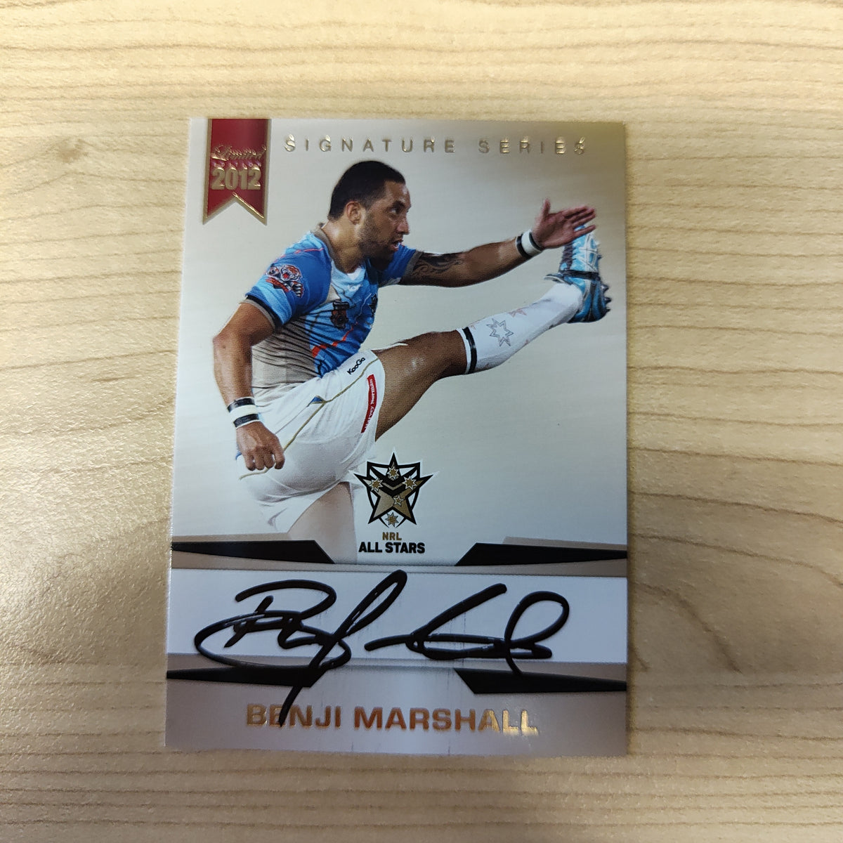 2012 NRL Limited Edition Signature Series Benji Marshall NRL All Stars ...