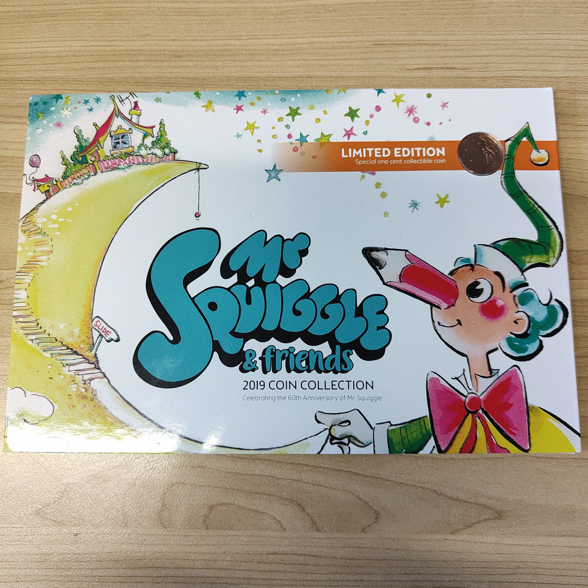 Australia 2019 Royal Australian Mint $2 Mr Squiggle & Friends Coloured ...