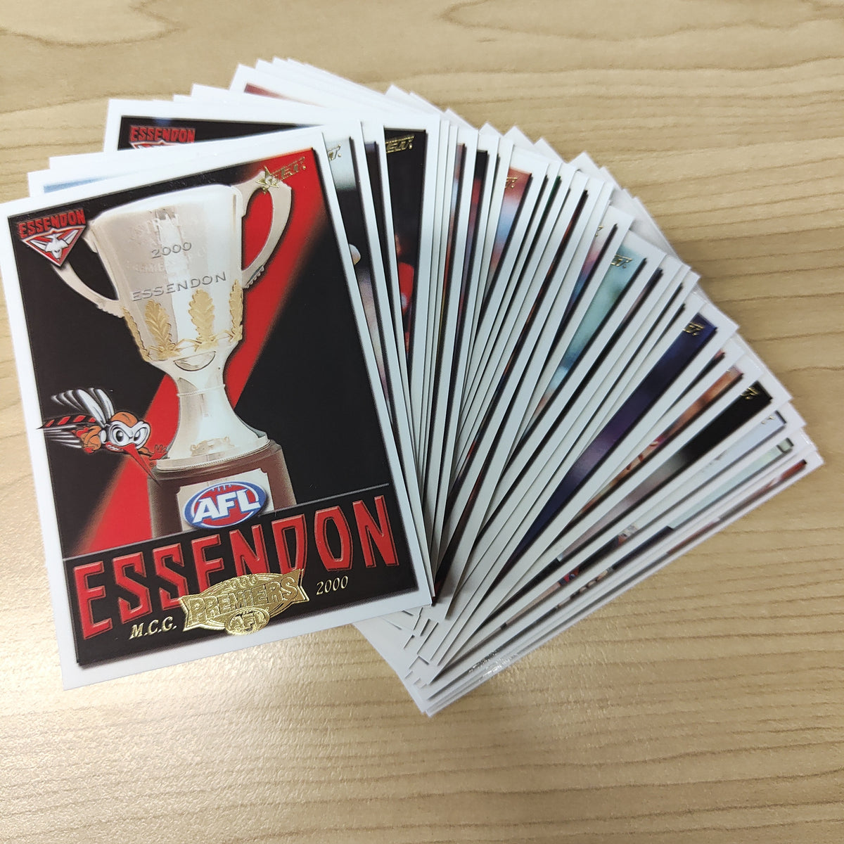 2000 AFL Select Essendon Premiership Limited Edition Set of 30 Cards 1 ...