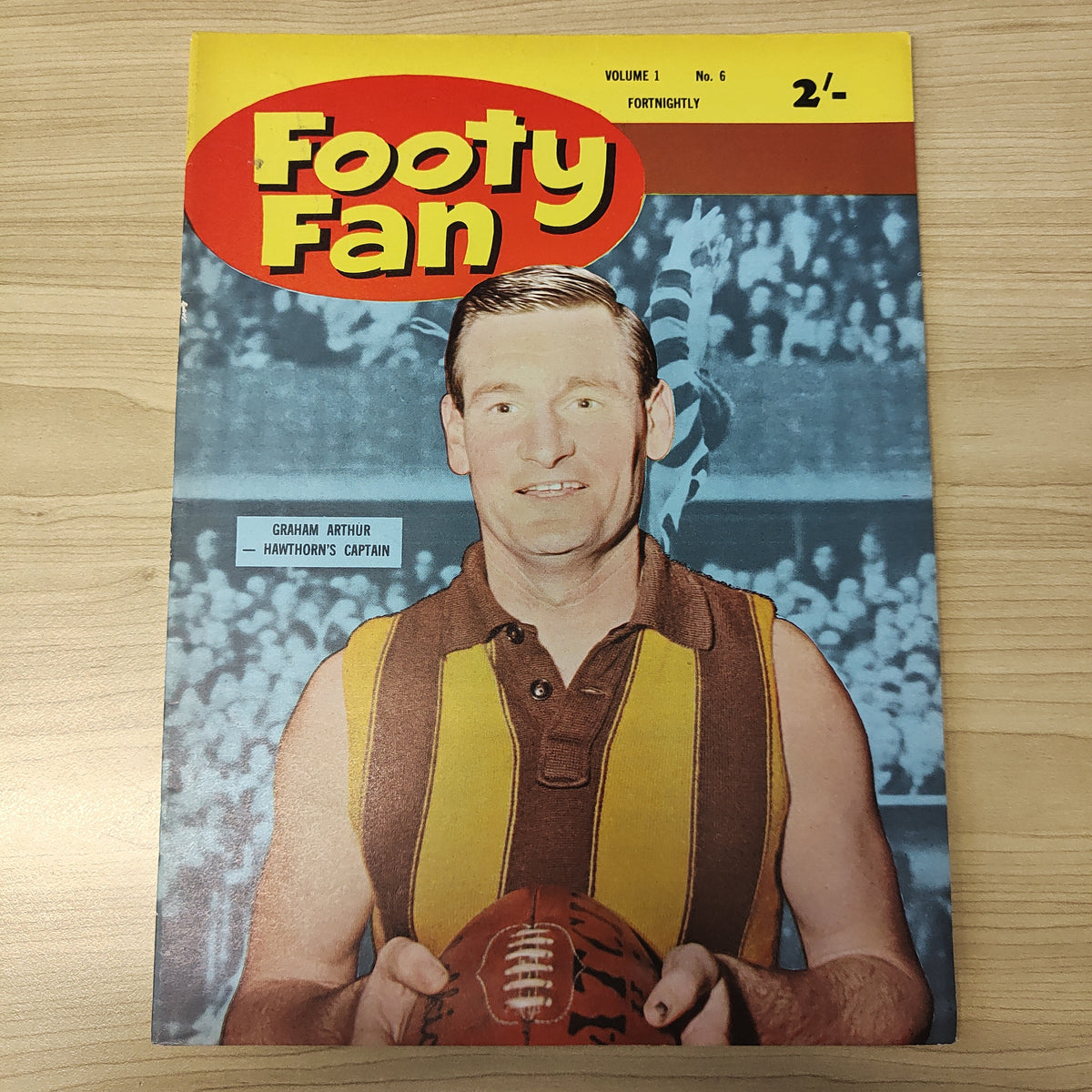 Footy Fan 1963 Vol. 1, No.6 Football Magazine – Shields Stamps & Coins