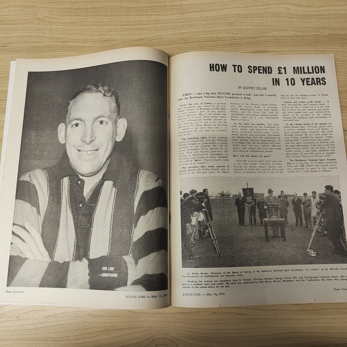 Footy Fan May 16 1964 Vol. 2, No.4 Football Magazine – Shields Stamps ...