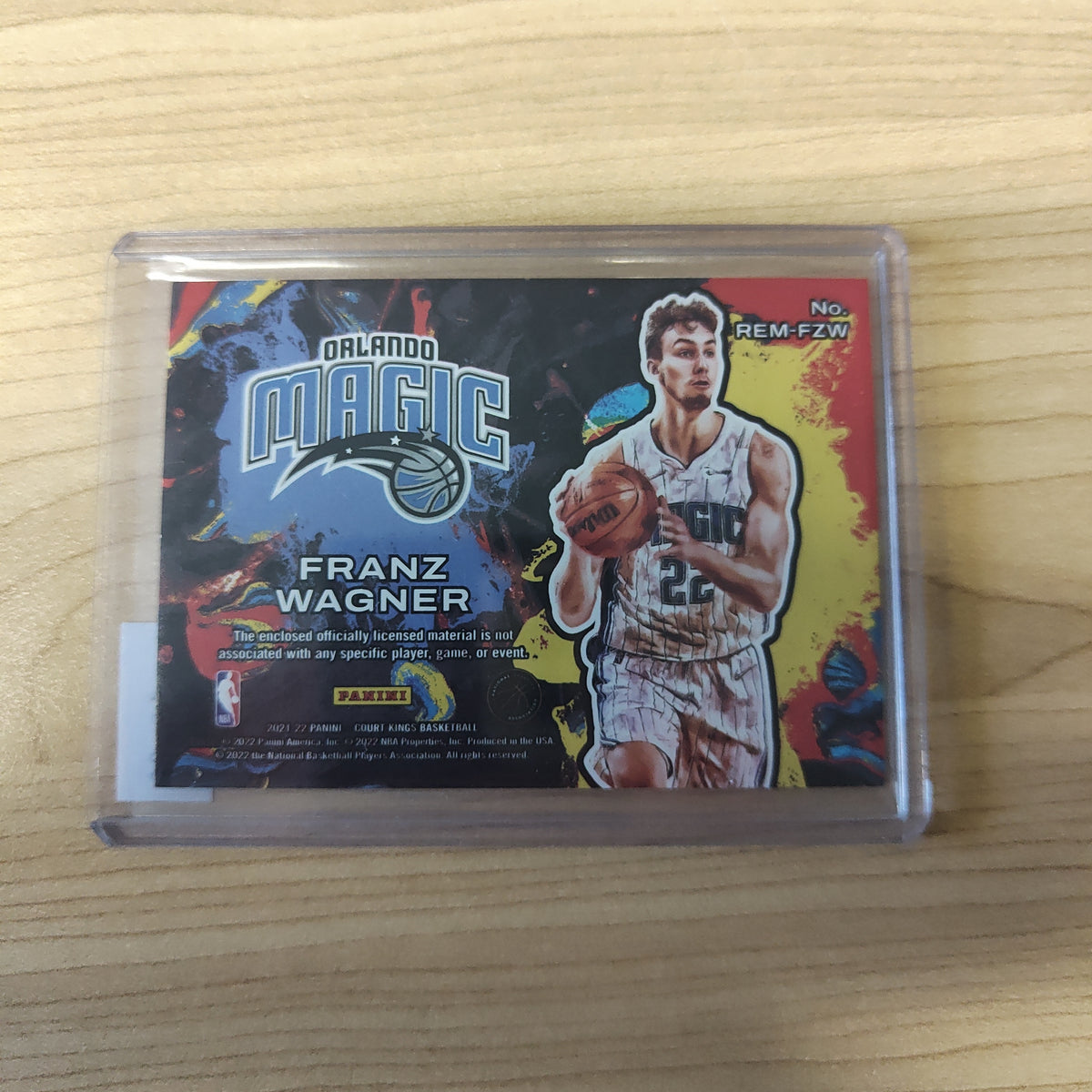2022 Panini Rookie Expression Patch Franz Wagner NBA Basketball Card ...