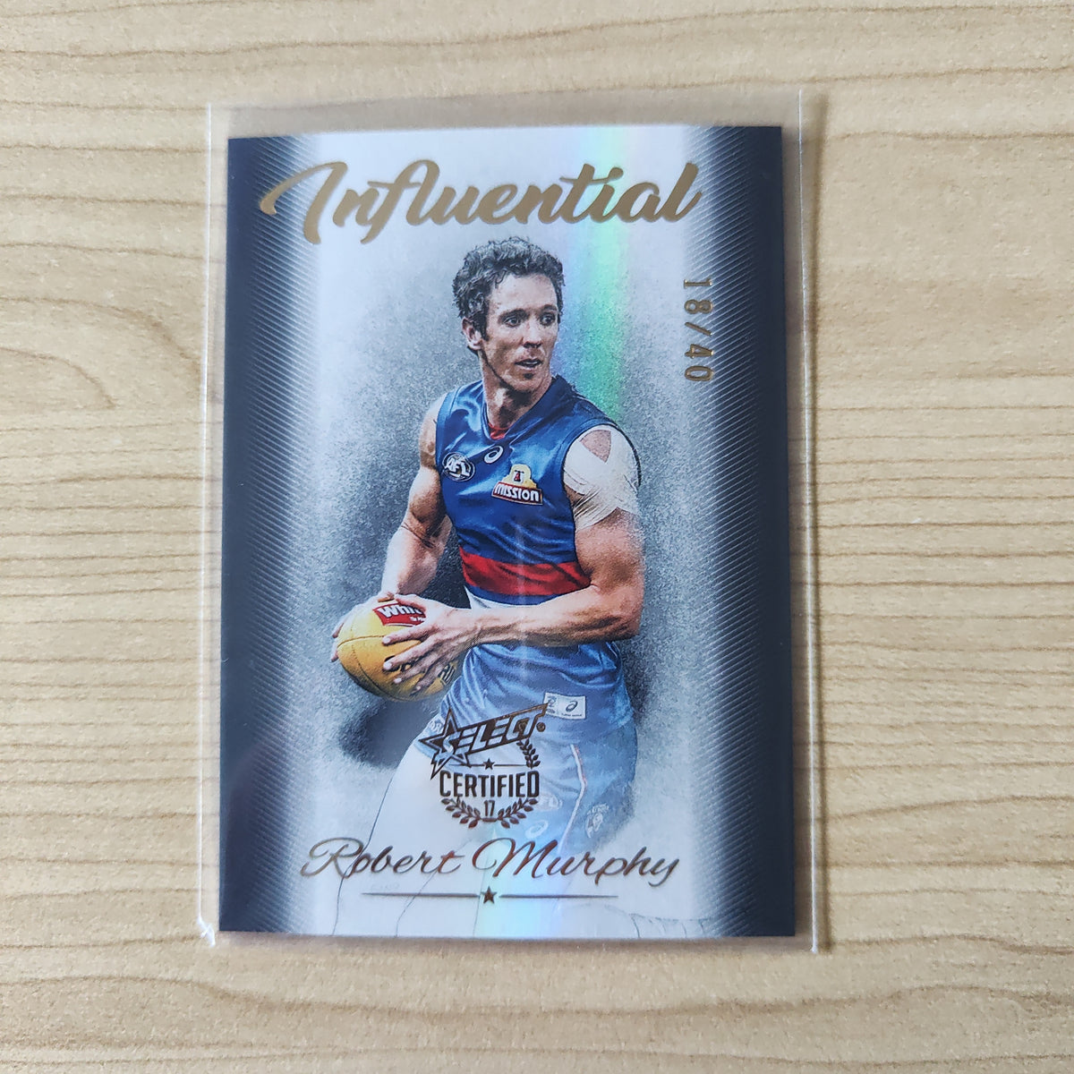 2017 AFL Select Certified Influential Robert Murphy Western Bulldogs 1 ...