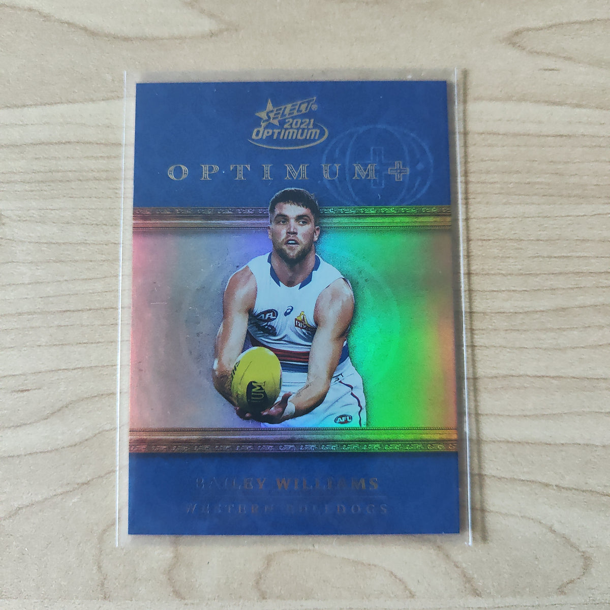 2021 AFL Optimum Plus Parallel Bailey Williams Western Bulldogs LOW NU ...