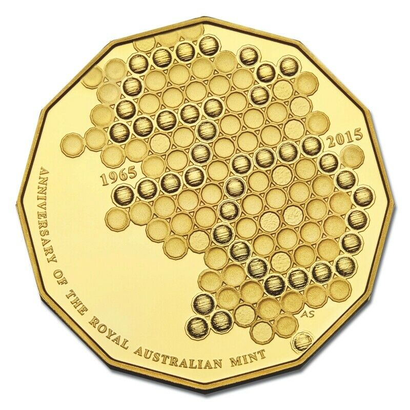 Australia 2015 Royal Australian Mint 50th Anniversary Proof Coin Set ...