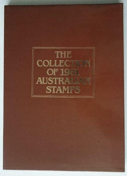 Australia Post 1981 Year Album. This book contains all the different s ...