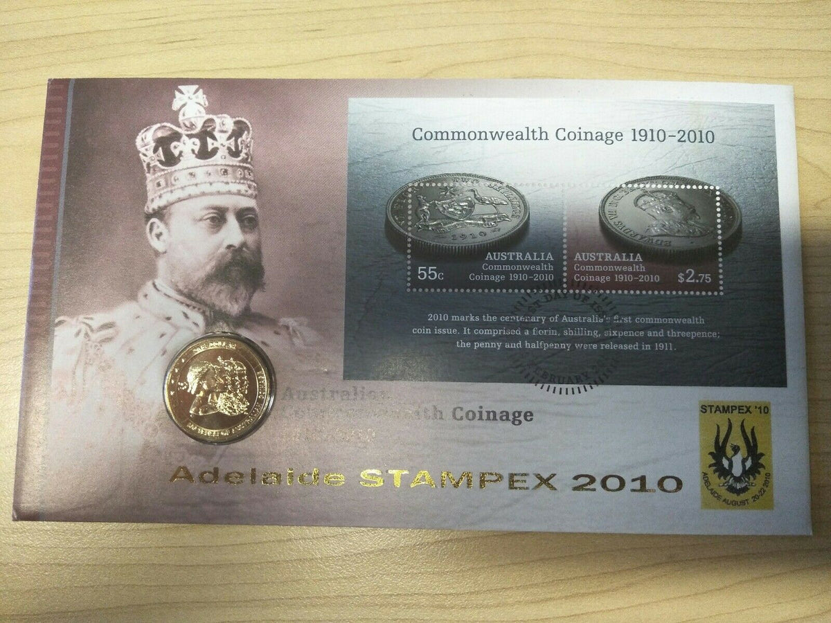 Australia 2010 $1 100 Years of Australian Coinage PNC with scarce Adel ...