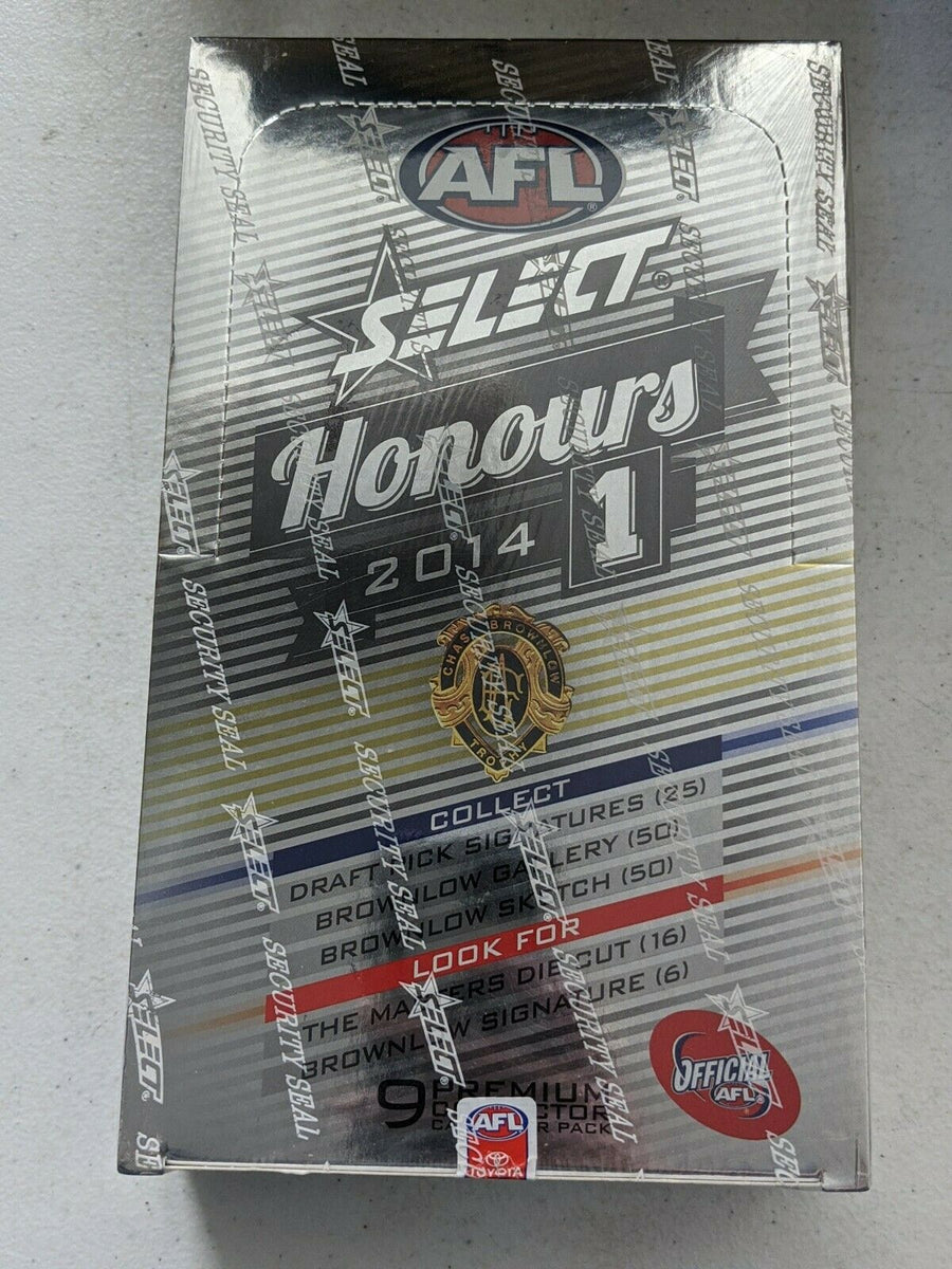 2014 AFL Select Honours 1 Sealed Box (36 packs) – Shields Stamps & Coins