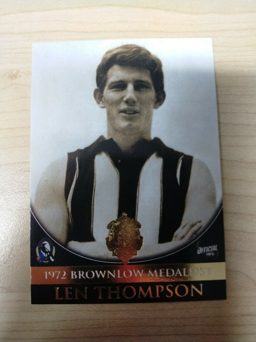 Select ESP Official AFL Collingwood Team Of The Century Len Thompson ...