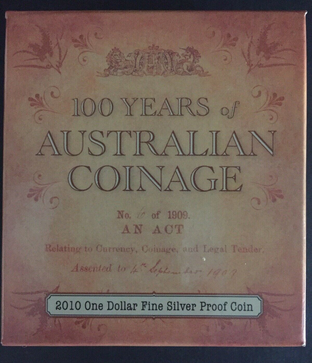 2010 Australian Coinage Anniversary $1 Silver Proof Coin – Shields ...
