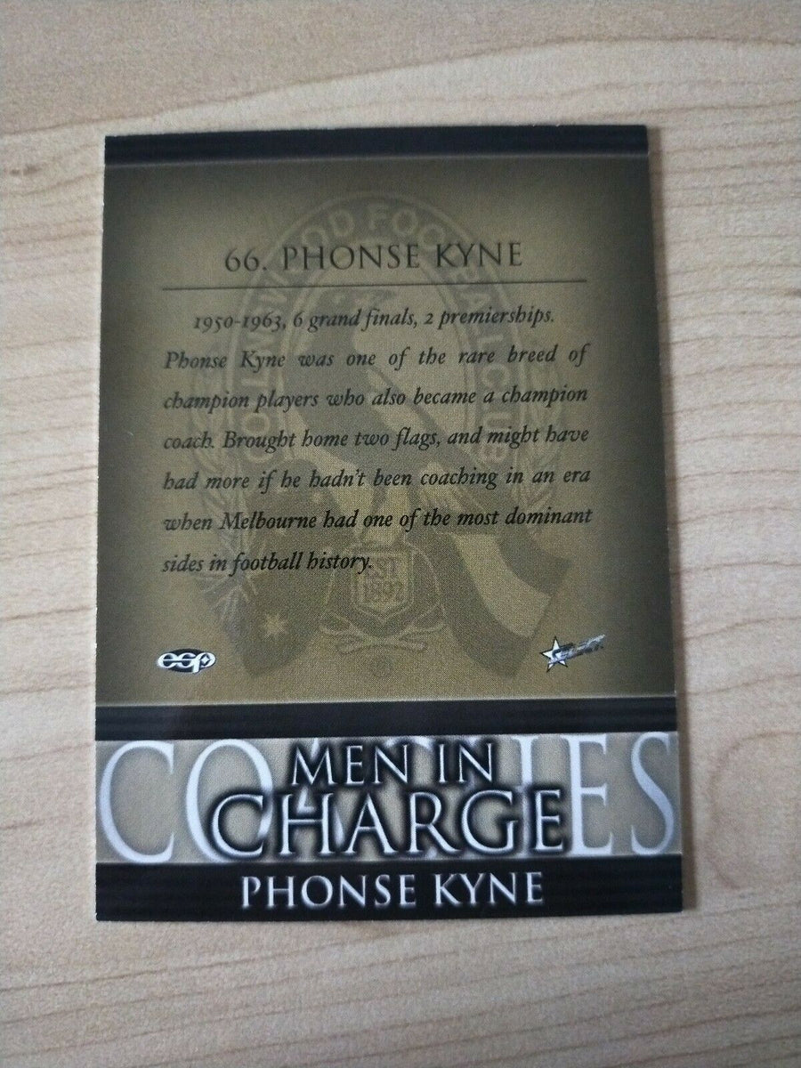 Select ESP Official AFL Collingwood Team Of The Century Phonse Kyne (6 ...