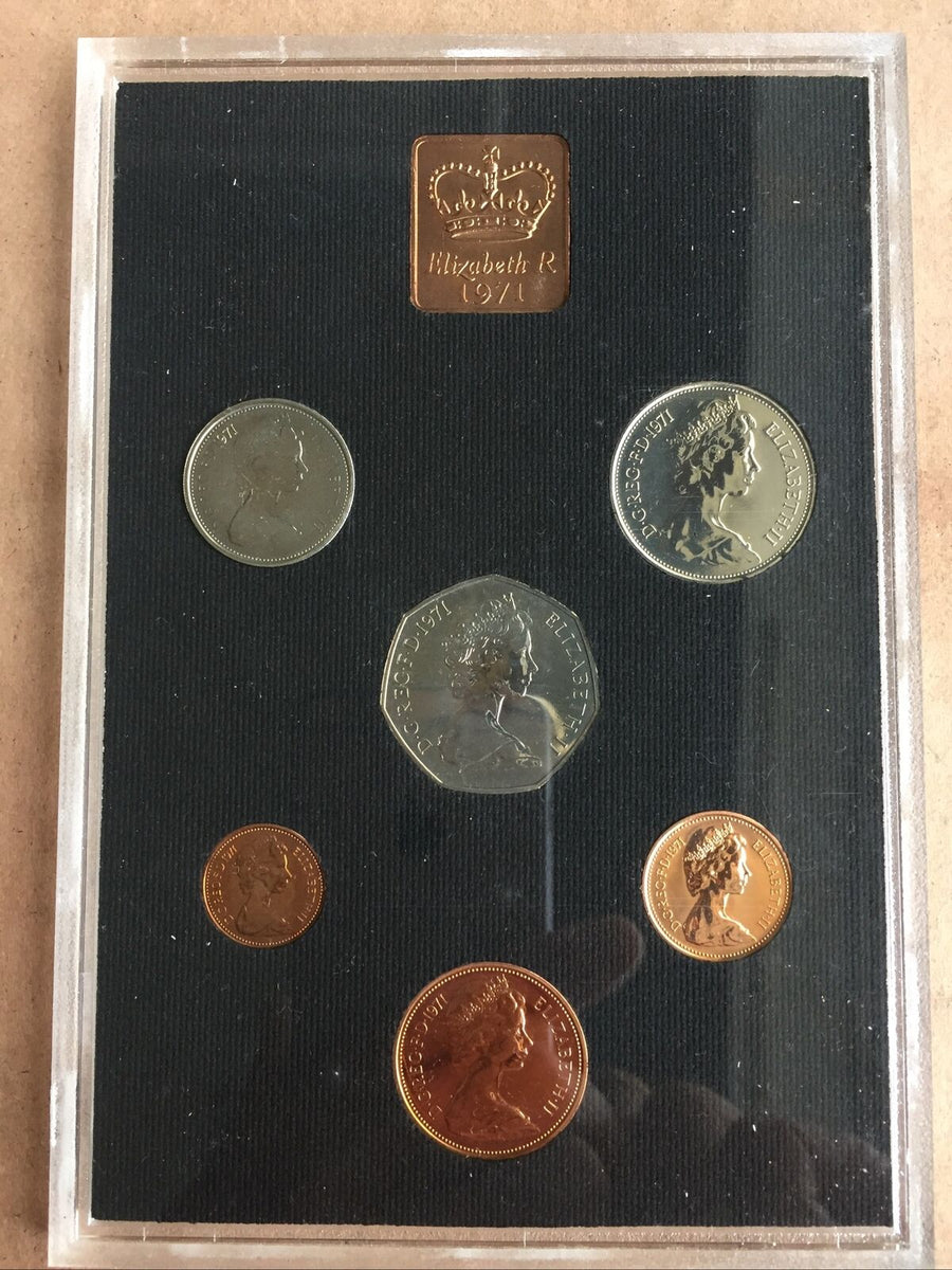 UK Great Britain 1971 Coin Proof Set Superb Condition. – Shields Stamps ...