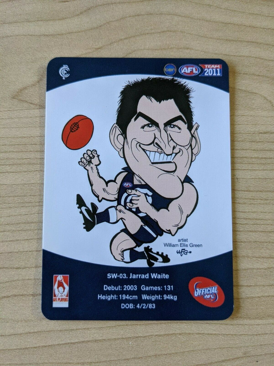 2011 Teamcoach Sample Star Wildcard SW-03 Jarrad Waite Carlton Blues ...